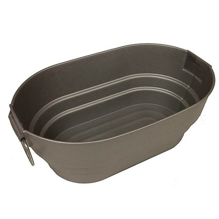 Contico 22822SL-6 Silver Finish Faux Galvanized Nesting Storage Tub, 28 ...