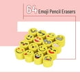 Mr. Pen- Emoji Pencil Erasers, Latex-Free, Pack of 64, Fun for Kids ...