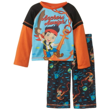 Disney Boys' Jake and The Pirates Poly 2 Piece Pajama Set - Walmart.ca