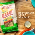 LATE JULY Organic Tortilla Chips, Restaurant Style Sea Salt, Thin ...