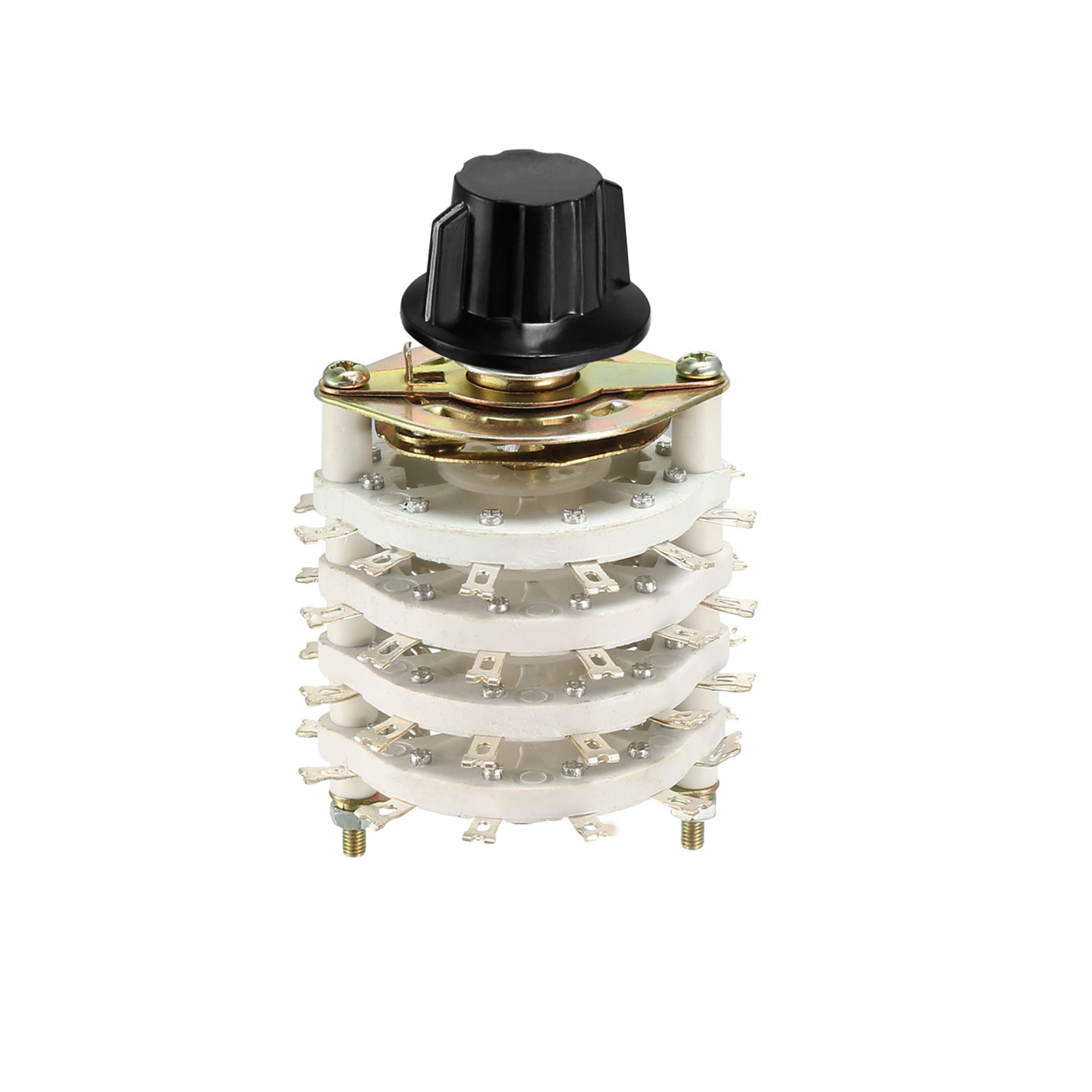 4P11T 4 Pole 11 Position 4-Deck Band Channel Rotary Switch Selector ...