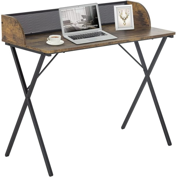 Computer Writing Desk 39 inch Sturdy Home Office Table with Baffle to ...