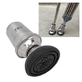 UsilkU Walking Cane Stick Tips Universal Swivel Rubber Stainless Steel ...