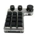 Programmable Keyboard with RGB 3 Knob 12 Keys Bluetooth DIY ...