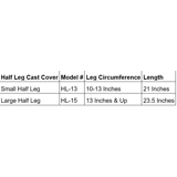 DRYPro Waterproof Vacuum Sealed Half LegCast Cover, Large - Walmart.com