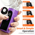 AJZIOJIRO Portable Ultrasonic Humidifier Quiet Auto-Clean 5-Micron ...