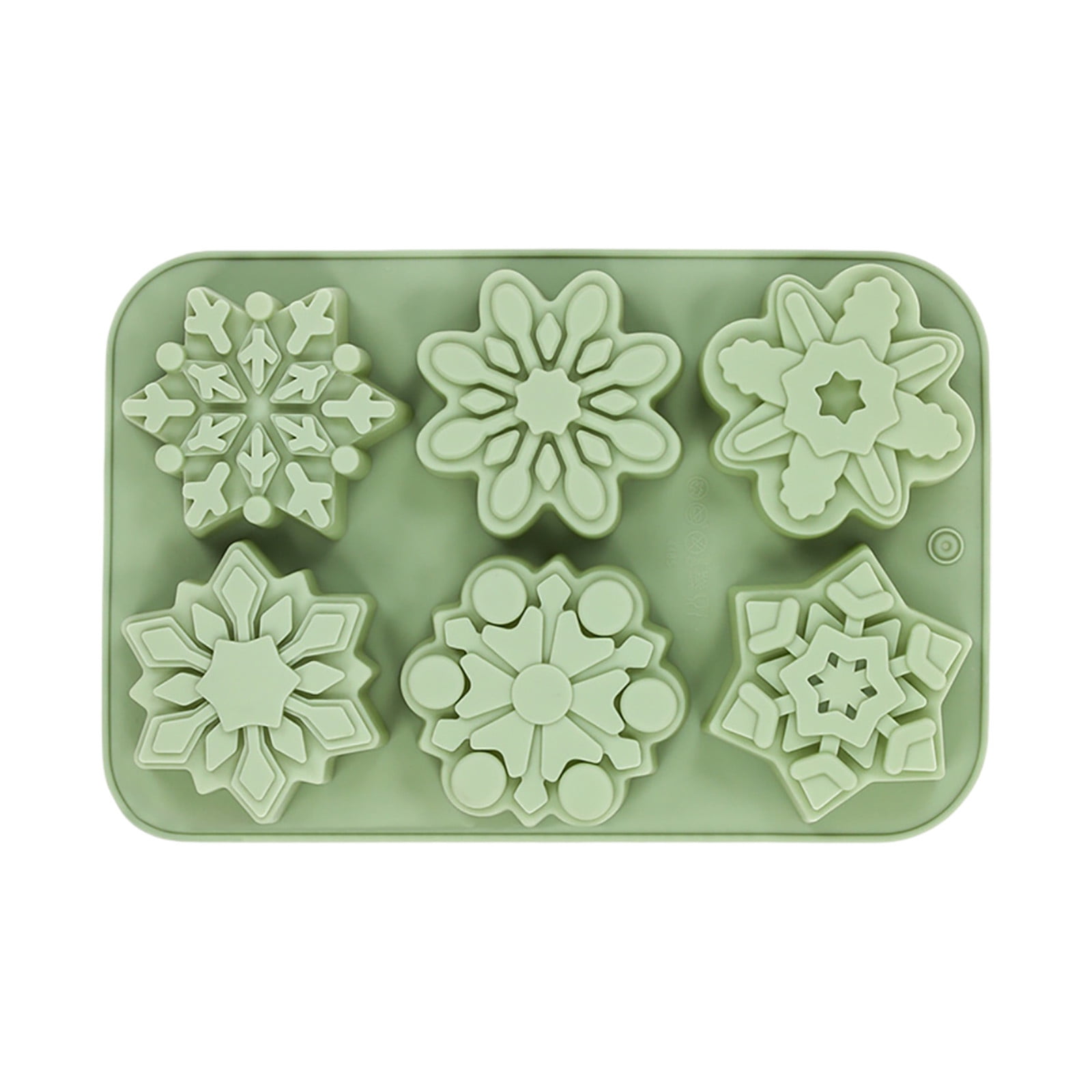 Snowflake Silicone for DIY Desserts and Winter Parties Nonstick Kitchen ...