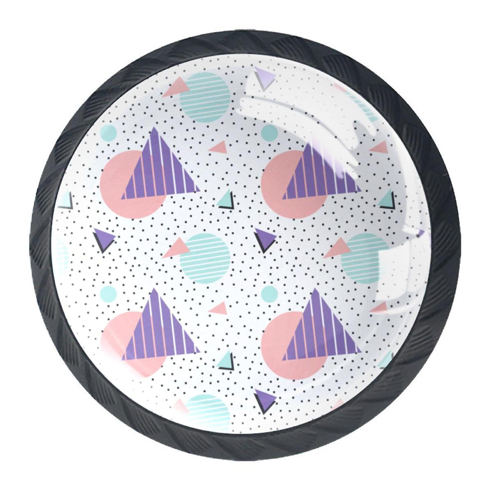 4 Pcs Memphis Triangle Knobs for Kitchen Cabinet Cupboard Dresser ...