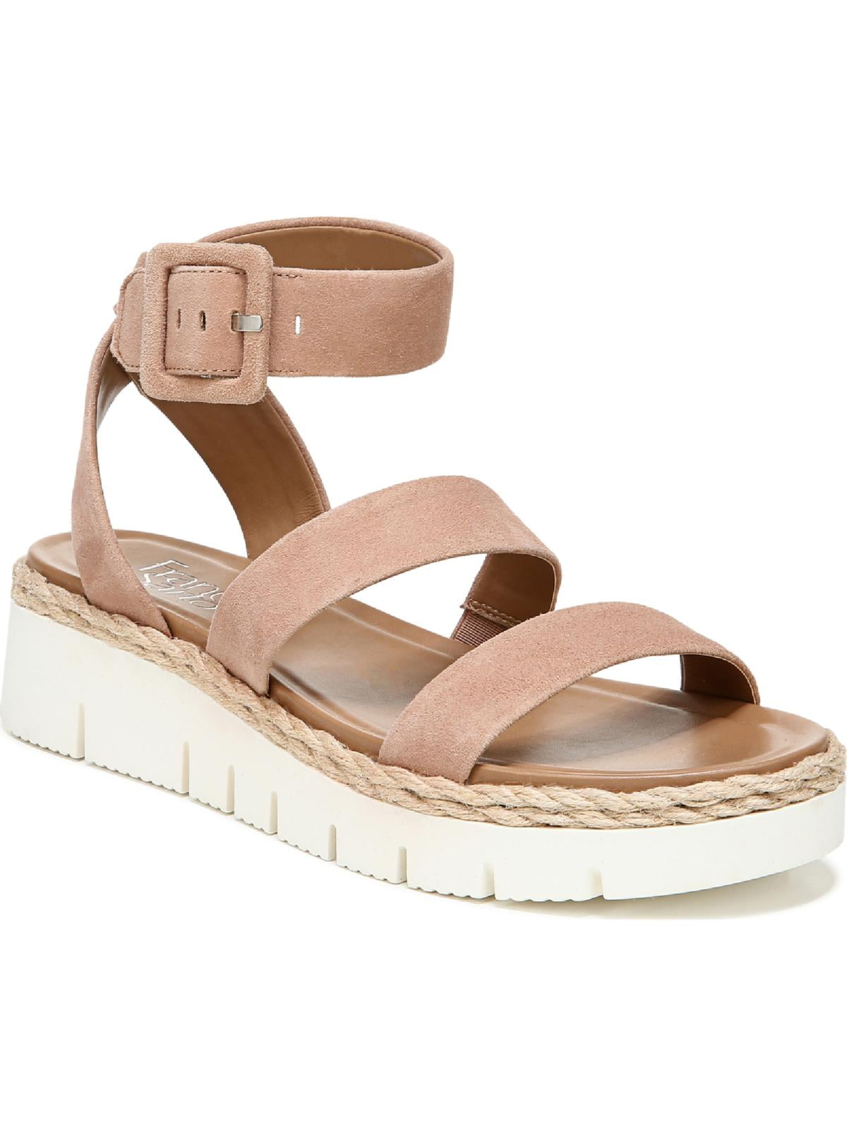 Franco Sarto Womens Jackson Suede Ankle Strap Platforms - Walmart.com