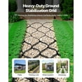 Ground Grid Geocell 4-Inch Depth, 17.06x8.86 FT HDPE Geo Grid, Heavy ...