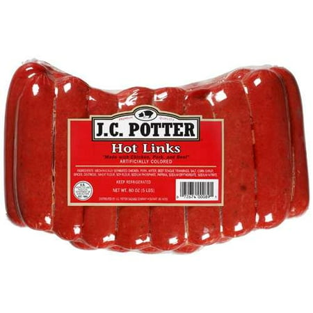 072674000891 UPC - J.C. Potter: Premium Quality Hot Links, 80 Oz | UPC ...