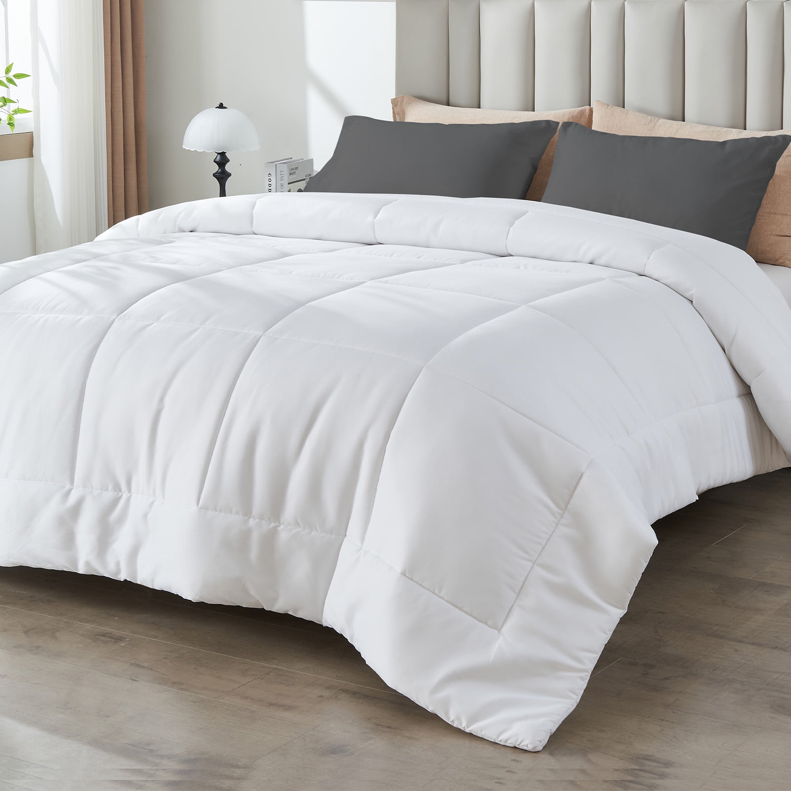Click here for Hitime All Season Comforter Duvet Insert White Twi... prices