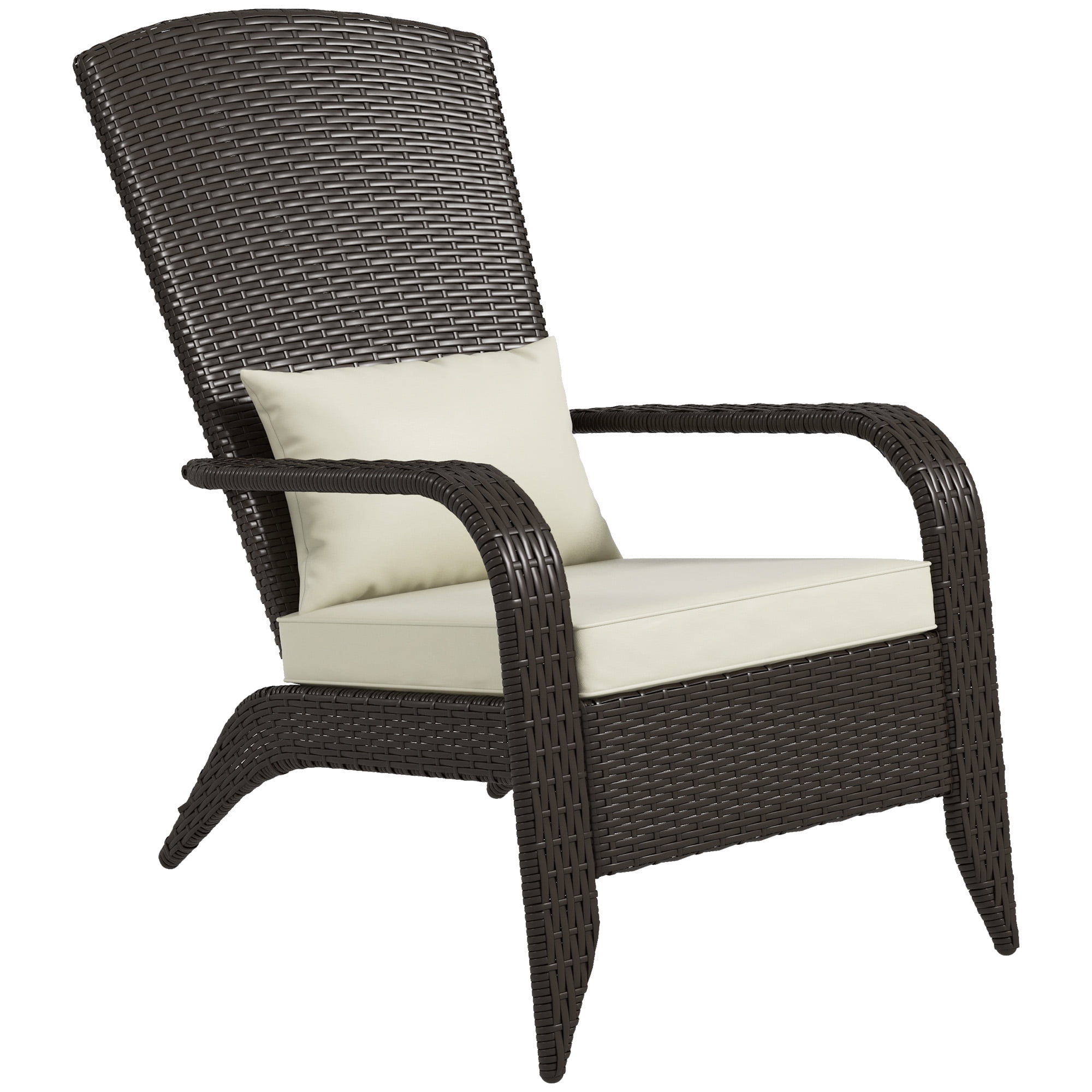 Click here for Outsunny Rattan Adirondack Chair Wicker Fire Pit C... prices