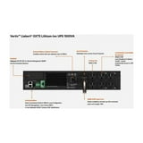 Vertiv Liebert GXT5 Lithium-Ion N Online UPS 1500VA/1350W 120V Tower/Rack UPS - RDU101 Network ...
