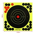 ZXMT 25Pcs 8" Fluorescent Shooting Targets Paper for Range Gun Hunting ...