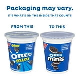 OREO, Minis Chocolate Sandwich Cookies, 3.5 oz Snack Cup - Walmart.com