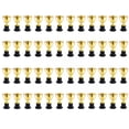 48 Pcs Mini Gold Trophy Awards, Elegant Yellow Trophy Cups with Sturdy ...