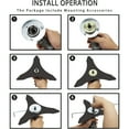HXXF Steel Trimmer Head 6 Steel Razors Trimmer Head & 10" x 3 Teeth ...
