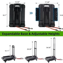 Folding Hand Truck Portable Dolly Compact Utility Luggage Cart with ...