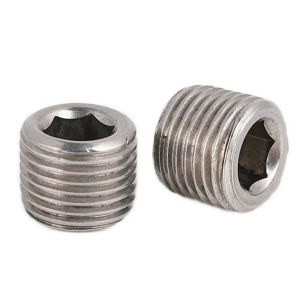 Male Plug Fitting, Stainless Steel Hexagonal Plug Head For Intake ...