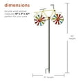 Alpine Corporation Metal Bicycle Wind Spinner Garden Stake - Walmart.com
