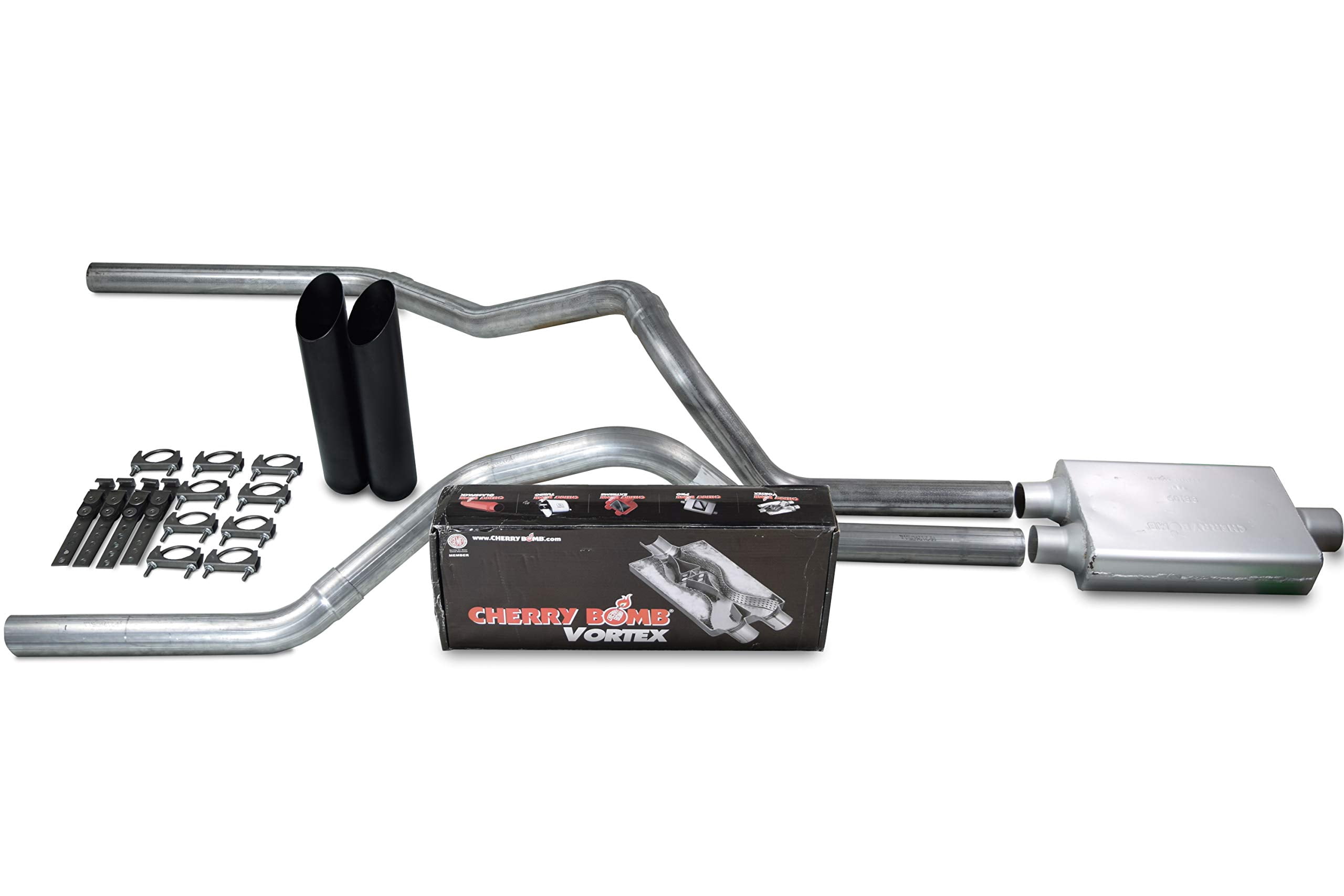 Truck Exhaust Kits - Shop Line Dual Exhaust Sytem 2.5 inch Aluminized ...