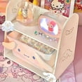 Sanrio Kuromi Cinnamoroll Hello Kitty Diy Storage Rack Bookshelf Water ...