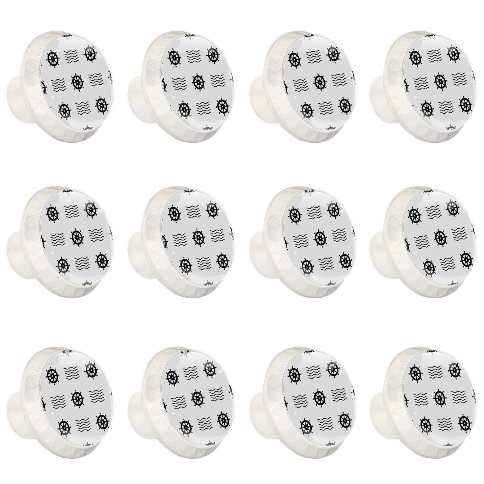 12 Pcs Helm Knobs for Kitchen Cabinet Cupboard Dresser Bookcase Drawer ...