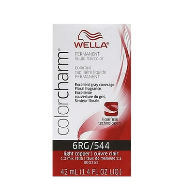 WELLA COLOR CHARM, HAIR COLOR Permanent Medium Smokey Ash Blonde Liquid ...