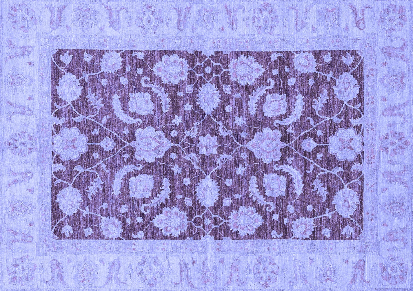 Ahgly Company Indoor Rectangle Abstract Blue Modern Area Rugs, 5' x 7 ...