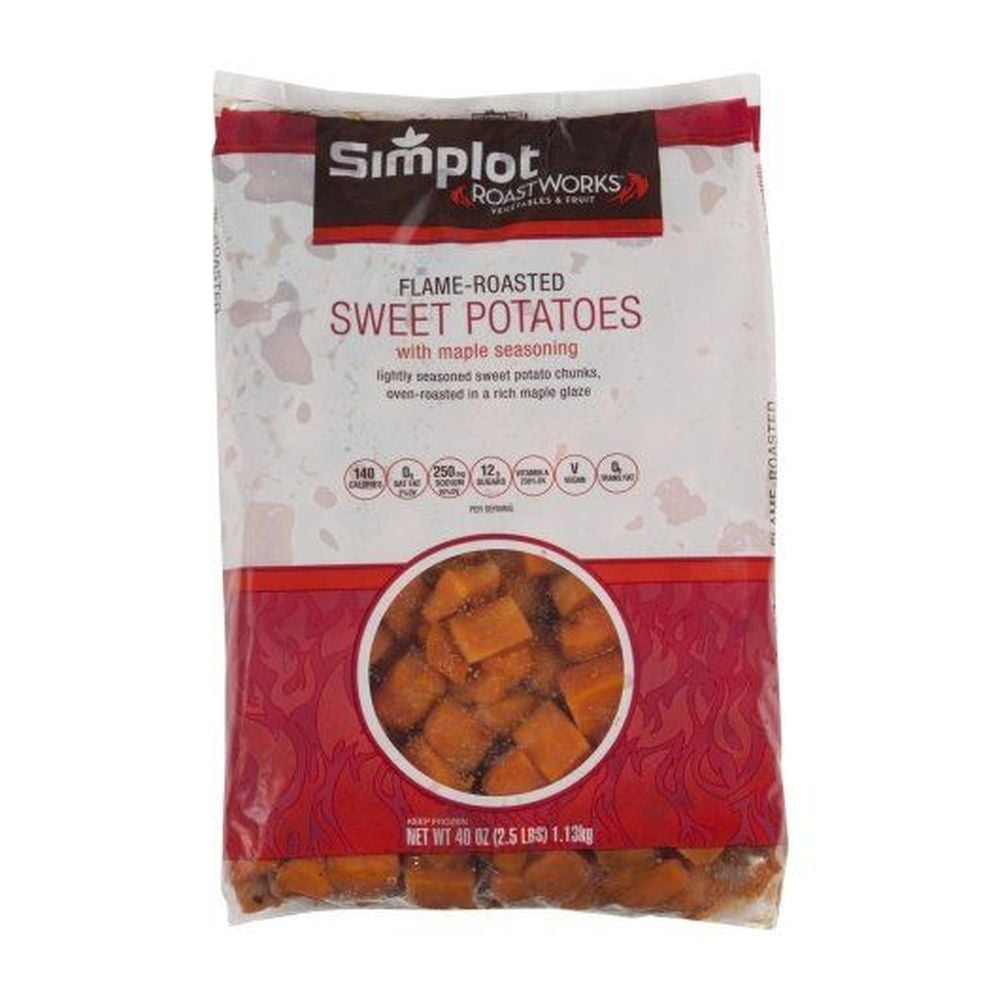 Simplot RoastWorks Flame Roasted Sweet Potato with Maple Seasoning, 2.5 ...