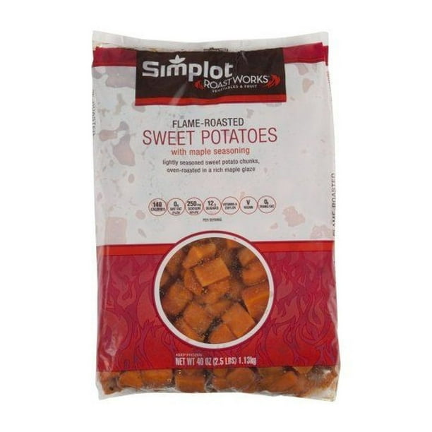 Simplot RoastWorks Flame Roasted Sweet Potato with Maple Seasoning, 2.5 ...