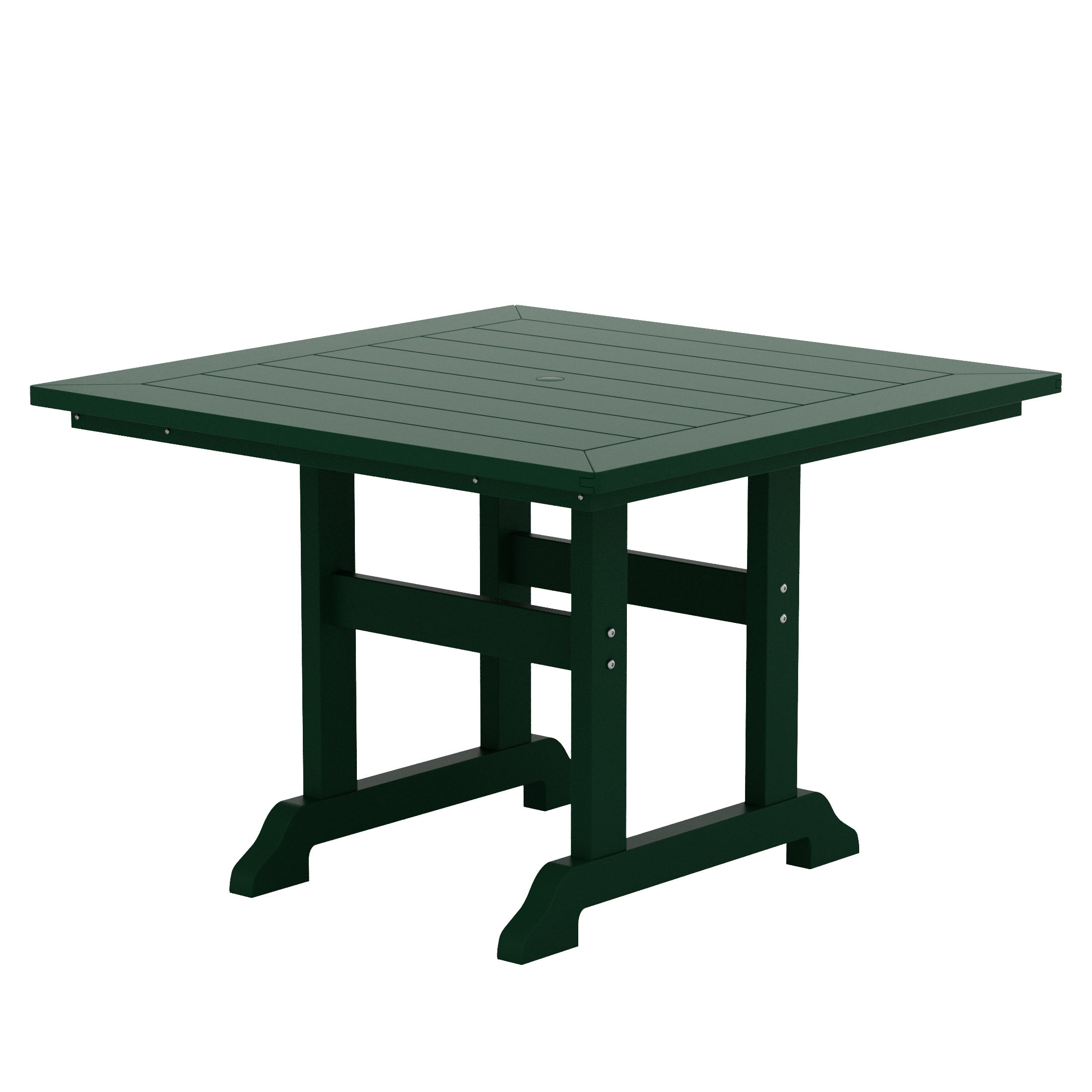 WestinTrends Malibu Outdoor Dining Table, All Weather Poly Lumber ...