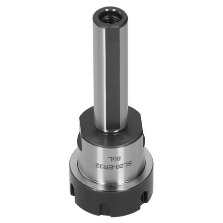 Lathe Collet Extension Rod, Collet Holder SL20-ER32-80L Strong Holding ...