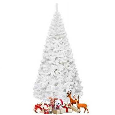 Costway 7Ft Artificial PVC Christmas Tree with Durable Metal Base ...