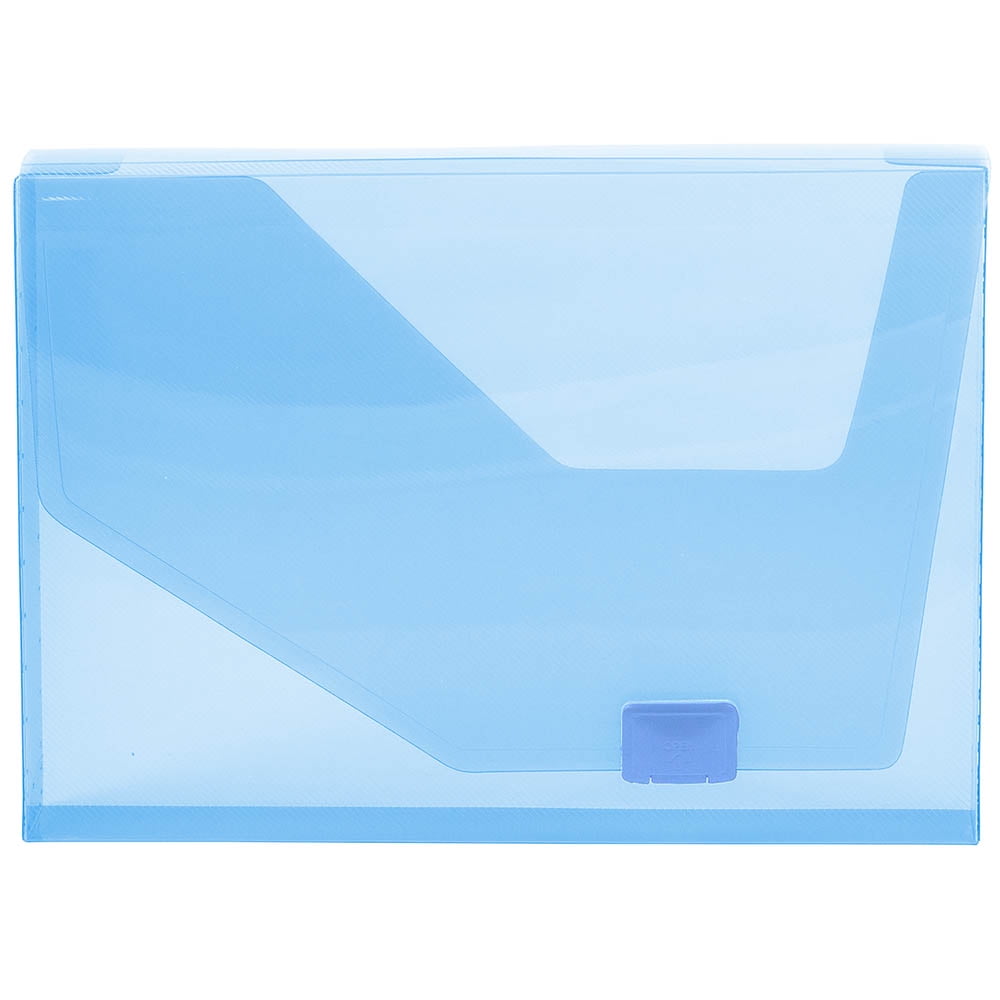 Blue Plastic Side Buckle Box Portfolio (9 3/4 x 13 1/2 x 1 1/2) - Sold ...