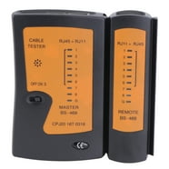 CableVantage Cable Tester + Crimp Crimper + CAT5 Cable 100' RJ45 CAT5 ...