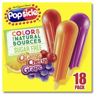 Great Value Sugar Free Variety Flavor Junior Ice Pops, 1.65 fl oz, 20 ...