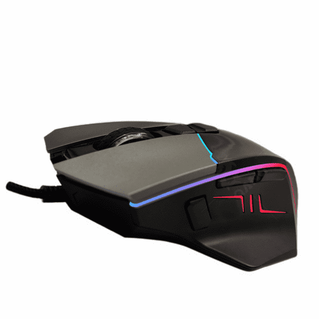 New 8D Chicken Mouse DPI Adjustable USB Wired Seven-Color Dazzling ...