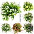 Nanoei Beautiful Artificial Flowers Memorial Bouquet Realistic Fake ...