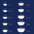 10 Piece Nesting Mixing Bowl Set with Lids, Durable Glass Serving and ...
