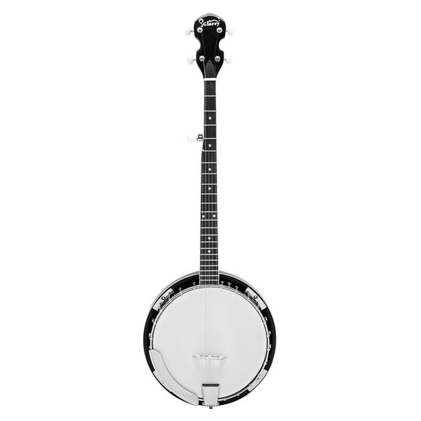 5-String Resonator Banjo, Professional Sapele Back Full Size Banjos ...