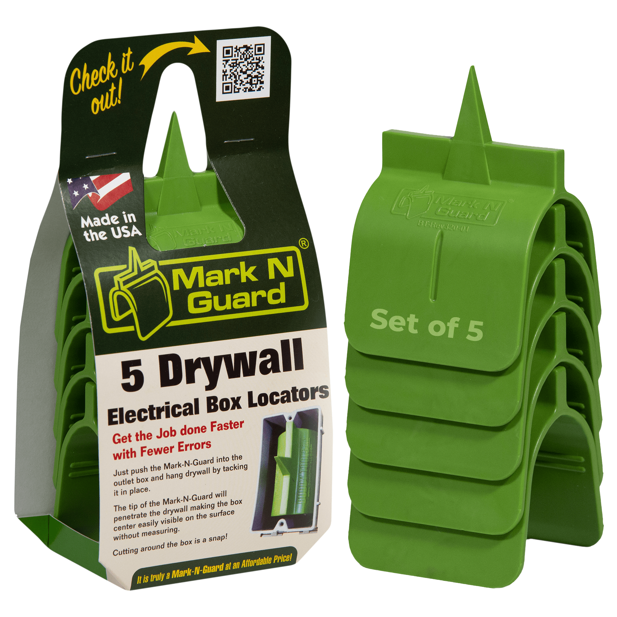 Buddy Tools Mark N Guard Drywall Electrical Box Cutout Locator Made of ...