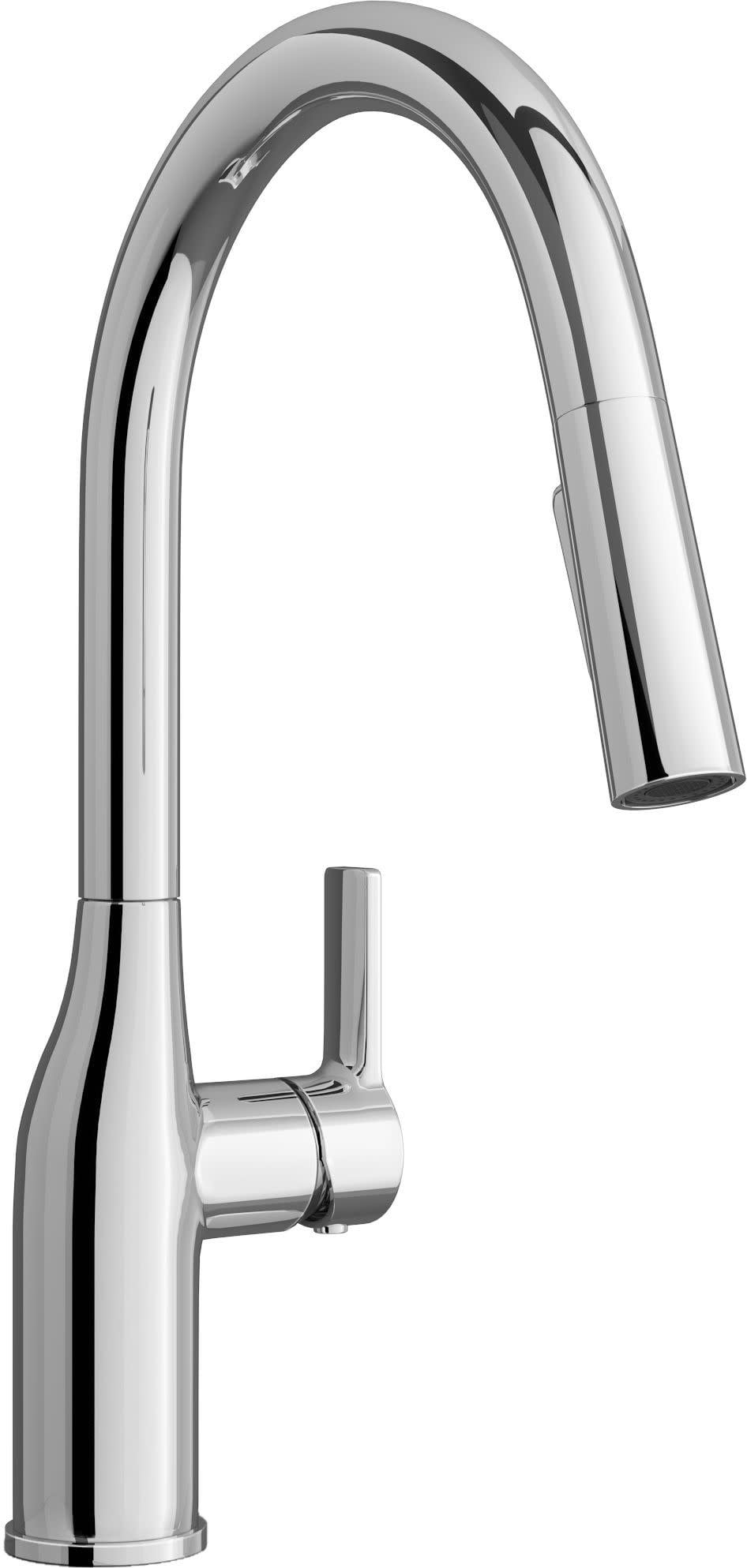 Proflo Pfxc3512 Atoka 1.75 GPM Single Hole Pull Down Kitchen Faucet ...