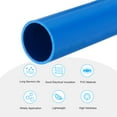 PVC Rigid Round Pipe 28mm ID 32mm OD 20cm/8" Length Blue High Impact ...