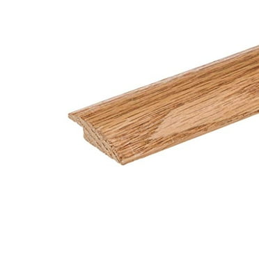 Oak 1" Overlap Edge Floor Transition 4 1/8" Wide (4 FT Long) - Walmart.com