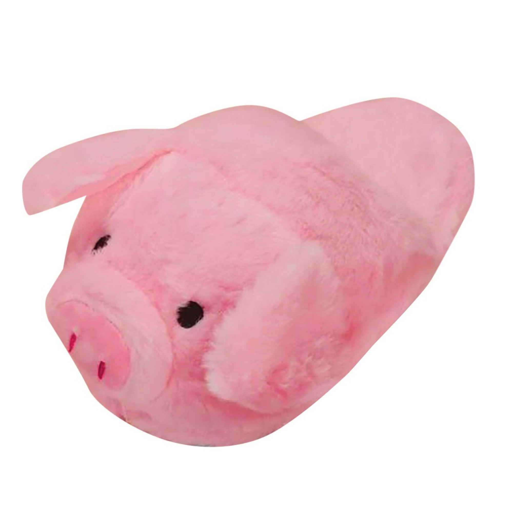 Click here for Ediodpoh Cartoon Pig Design Fuzzy Novelty Slippers... prices