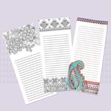 Coloring Notepad 4"X9" 40 Sheets-Paisley - Walmart.com