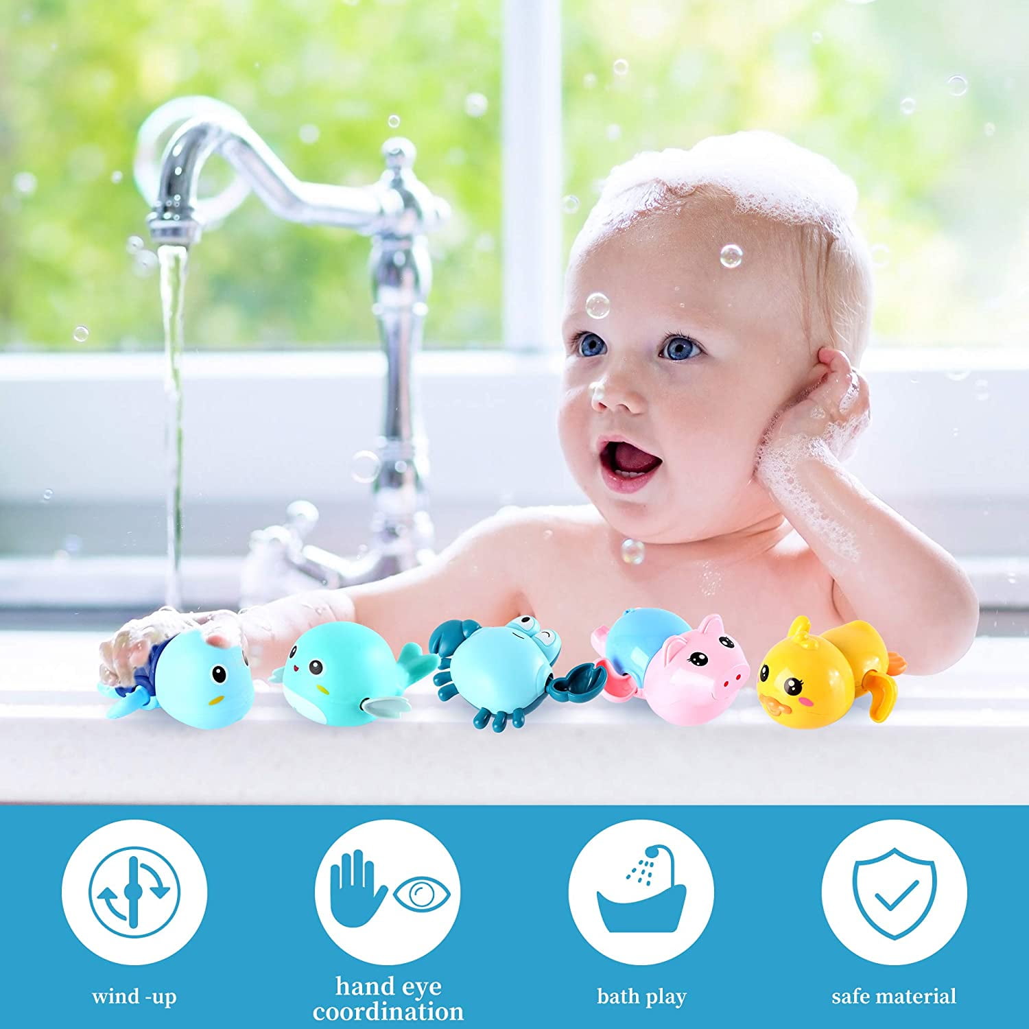 Bath toys for 5 month old store