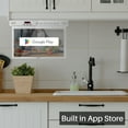 Sylvox 15.6” Under Cabinet Smart TV ,Rotated Folded,1080P 12V Google ...